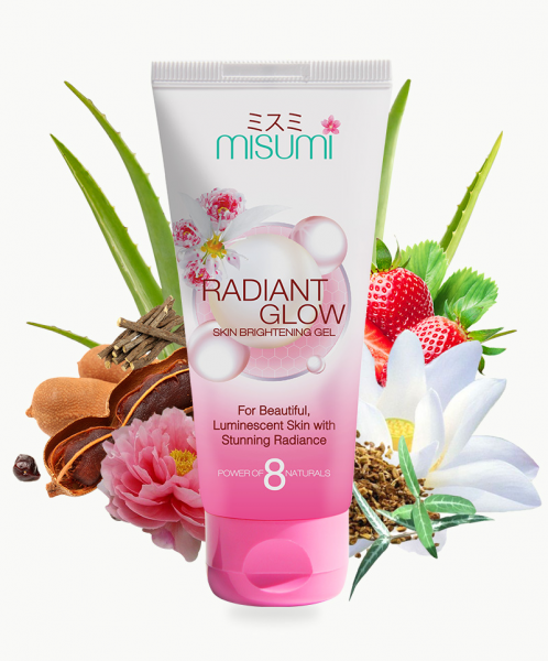 Misumi Radiant Glow Skin Brightening Gel Natures Beauty Creations