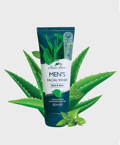 Nature’s Secrets Men’s Facial Wash with Mint & Aloe | Nature’s Beauty ...